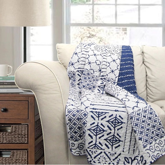 Lush Decor | Bedding | Lush Decor Monique Quilted Throw Blanket 5 X 60 ...